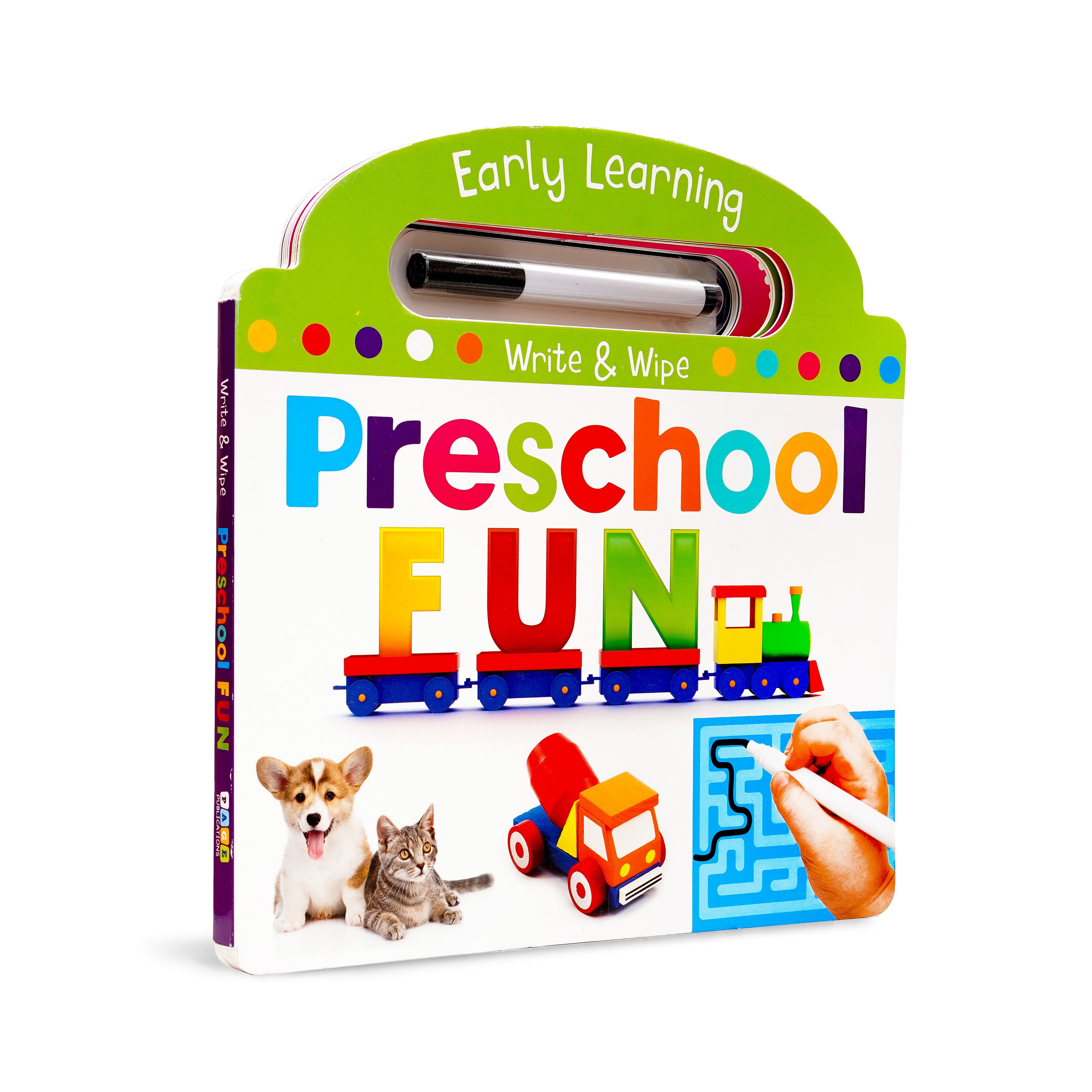 Early Learning, Preschool Fun - Write and Wipe Activity Book – Honcho Baby