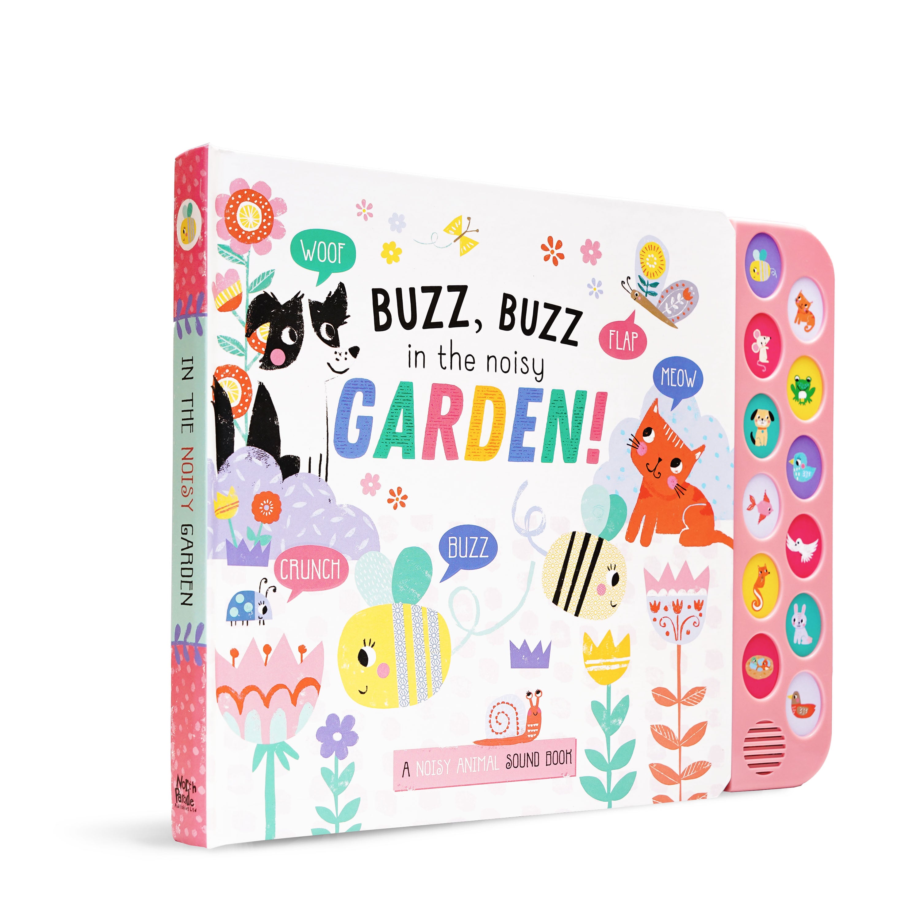 Buzz Buzz in the noisy garden - Animal sound Book – Honcho Baby